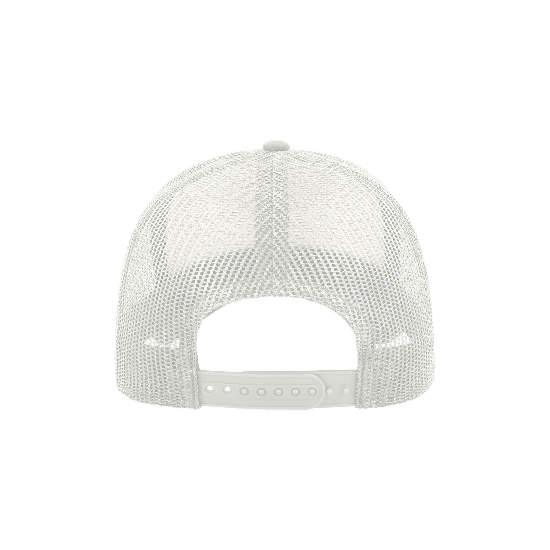 Rapper Cotton 5 Panel Trucker Cap (White/White) | Decathlon