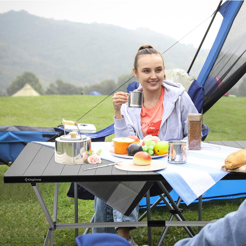 KINGCAMP Campingtafel Camping roltafel Vouwtafel tuin aluminium ...