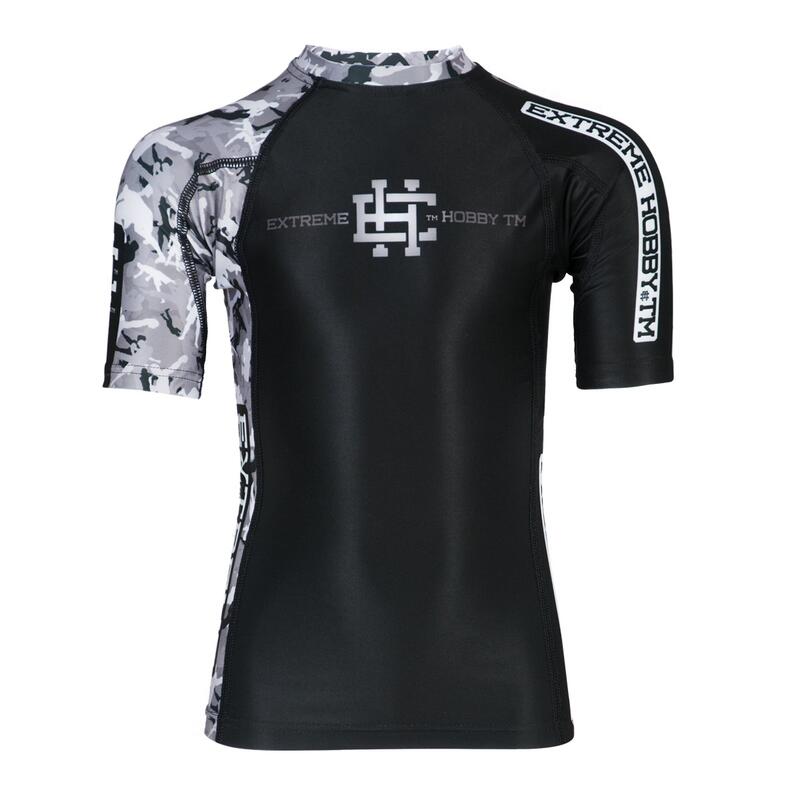 Rashguard dla dzieci do MMA z krótkim rękawem EXTREME HOBBY COMBAT GAME ...