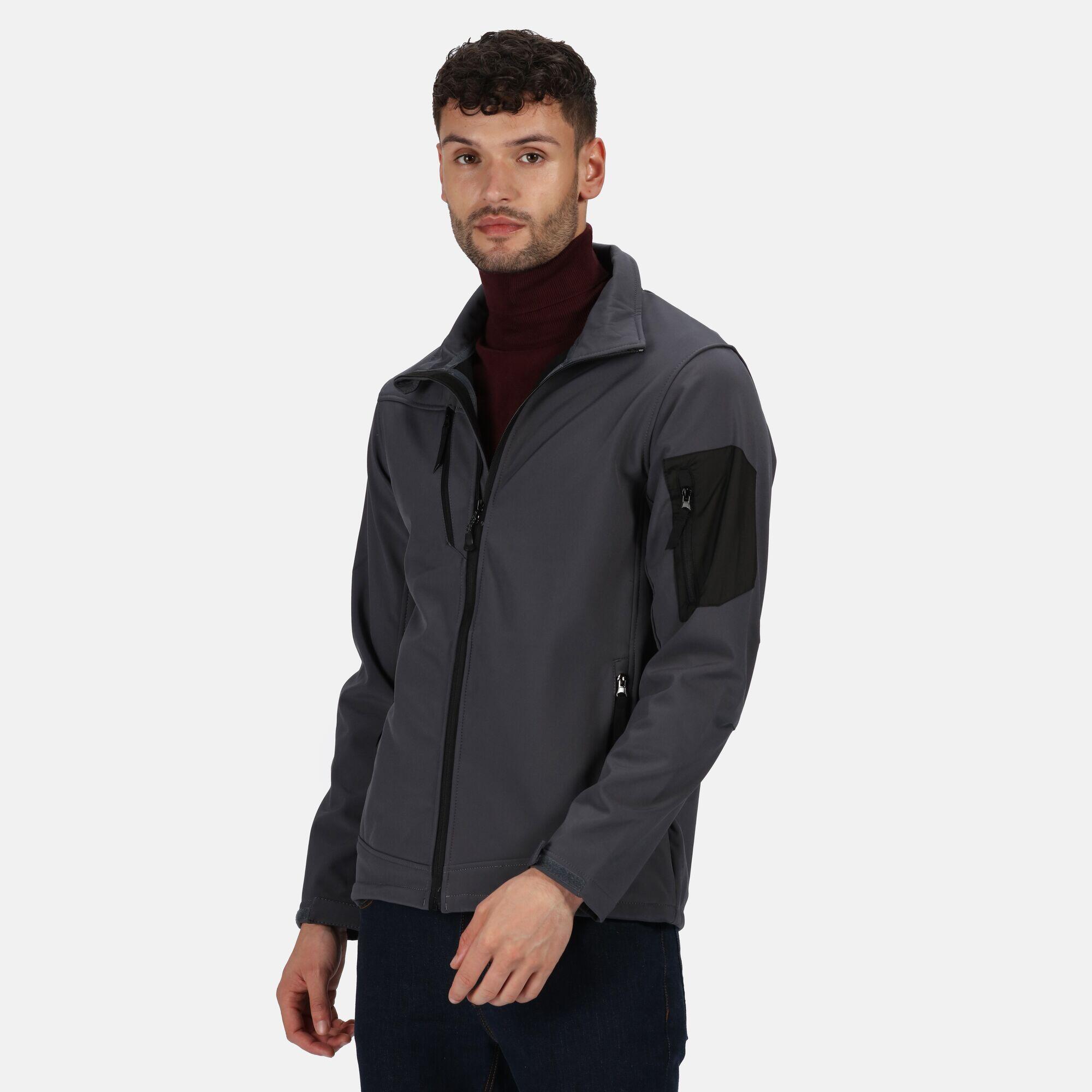 Standout Mens Arcola 3 Layer Waterproof And Breathable Softshell Jacket (Seal REGATTA | Decathlon