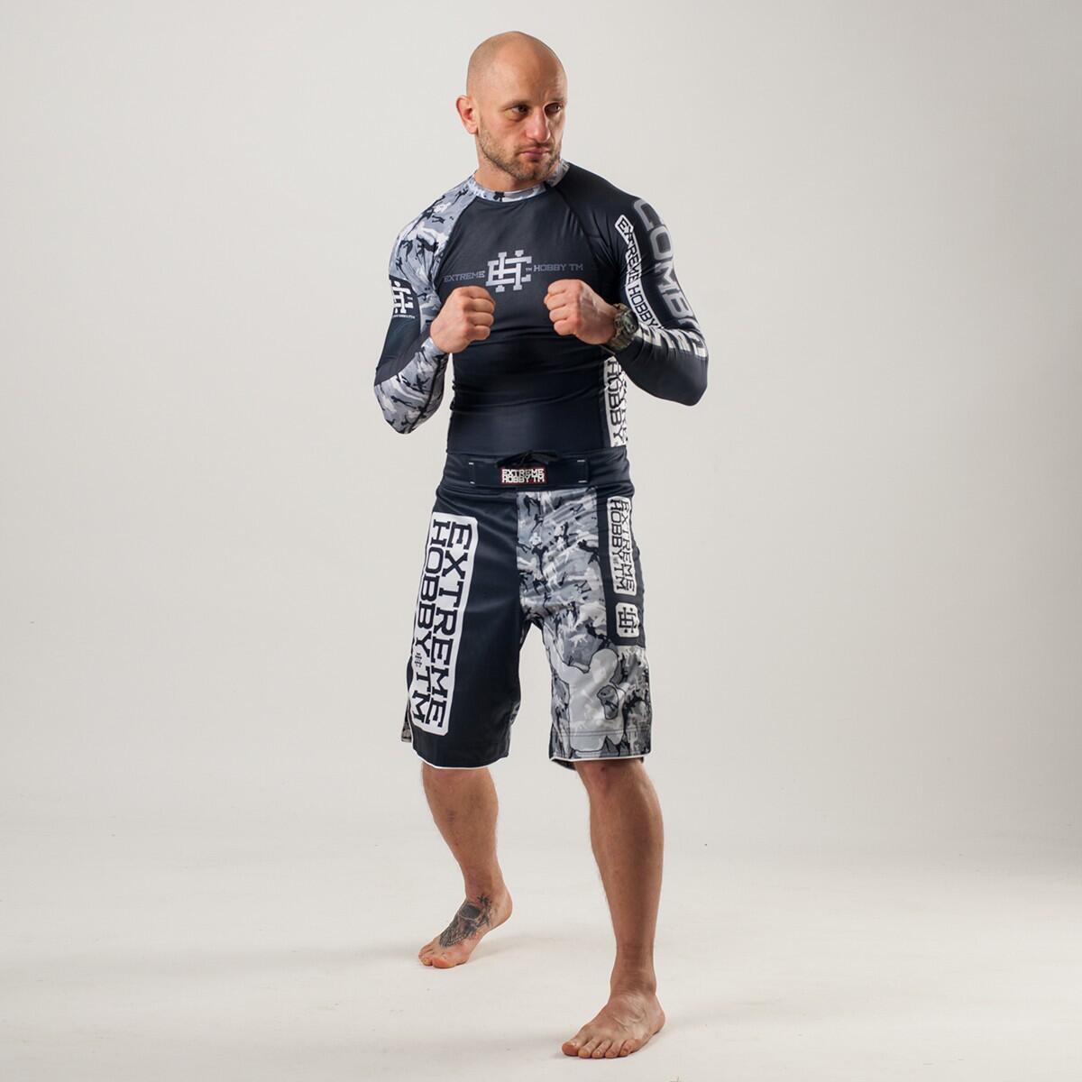 Langarm rashguard voor heren voor MMA EXTREME HOBBY COMBAT GAME EXTREME ...