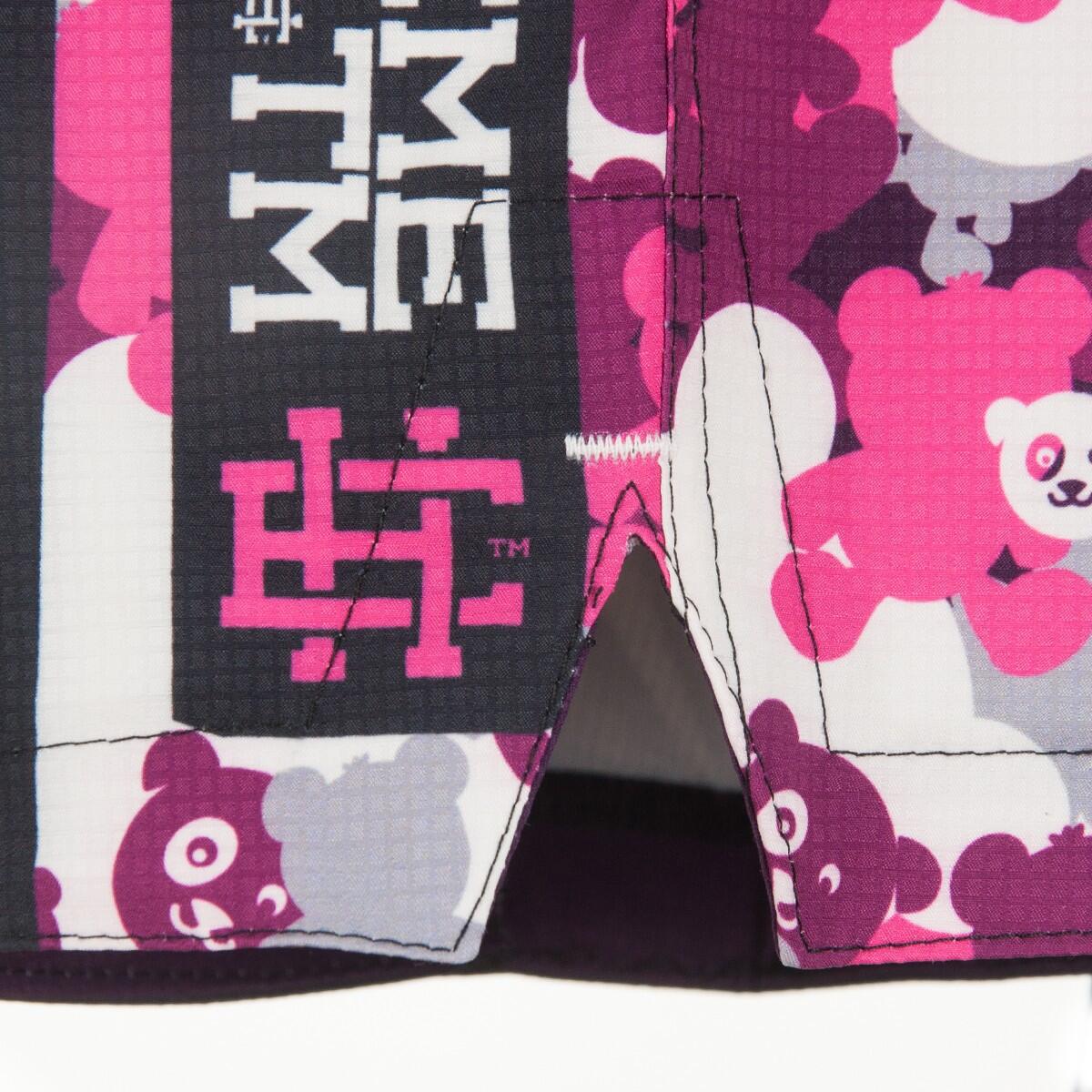 Sportshort dames training & gym EXTREME HOBBY PINK TEDDY BEAR EXTREME HOBBY | Decathlon