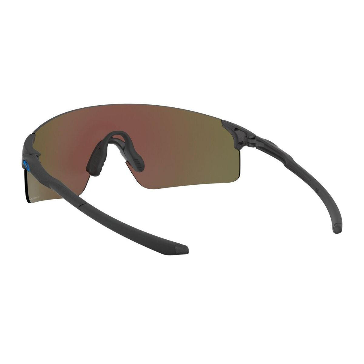 Oakley Wrap Mens Steel Prizm Sapphire Sunglasses | Decathlon