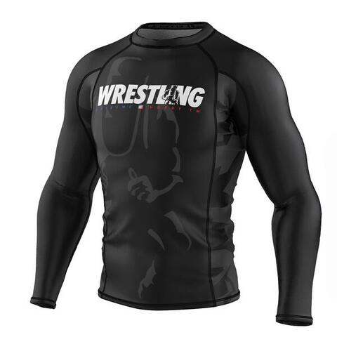 EXTREME HOBBY Langarm rashguard voor heren voor MMA EXTREME HOBBY BOLD ...