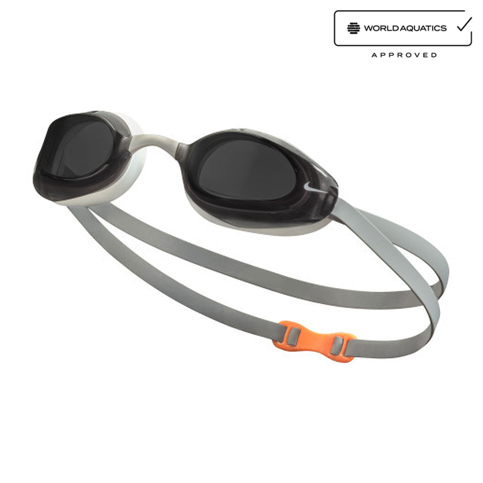 NIKE SWIM VAPOR PERFORMANCE GOGGLES GREY