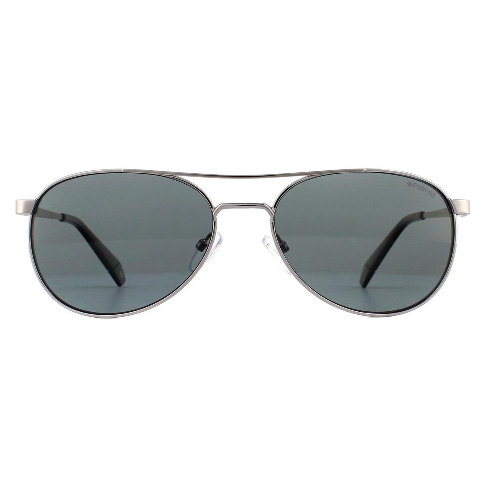 Polaroid Aviator Womens Ruthenium Grey Polarized Sunglasses | Decathlon
