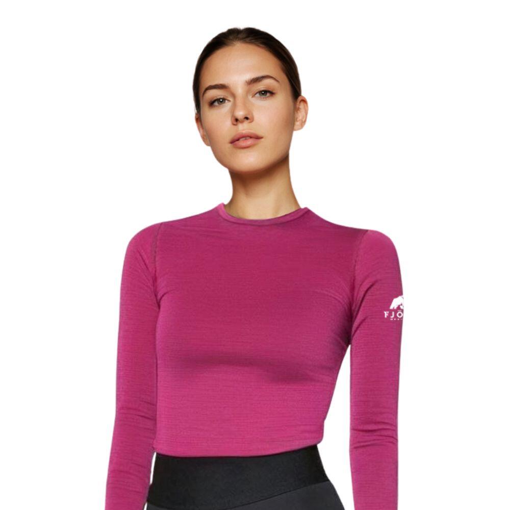 Dames-T-shirt met lange mouwen van 100% merinowol - Bjork 210 FJORK MERINO | Decathlon