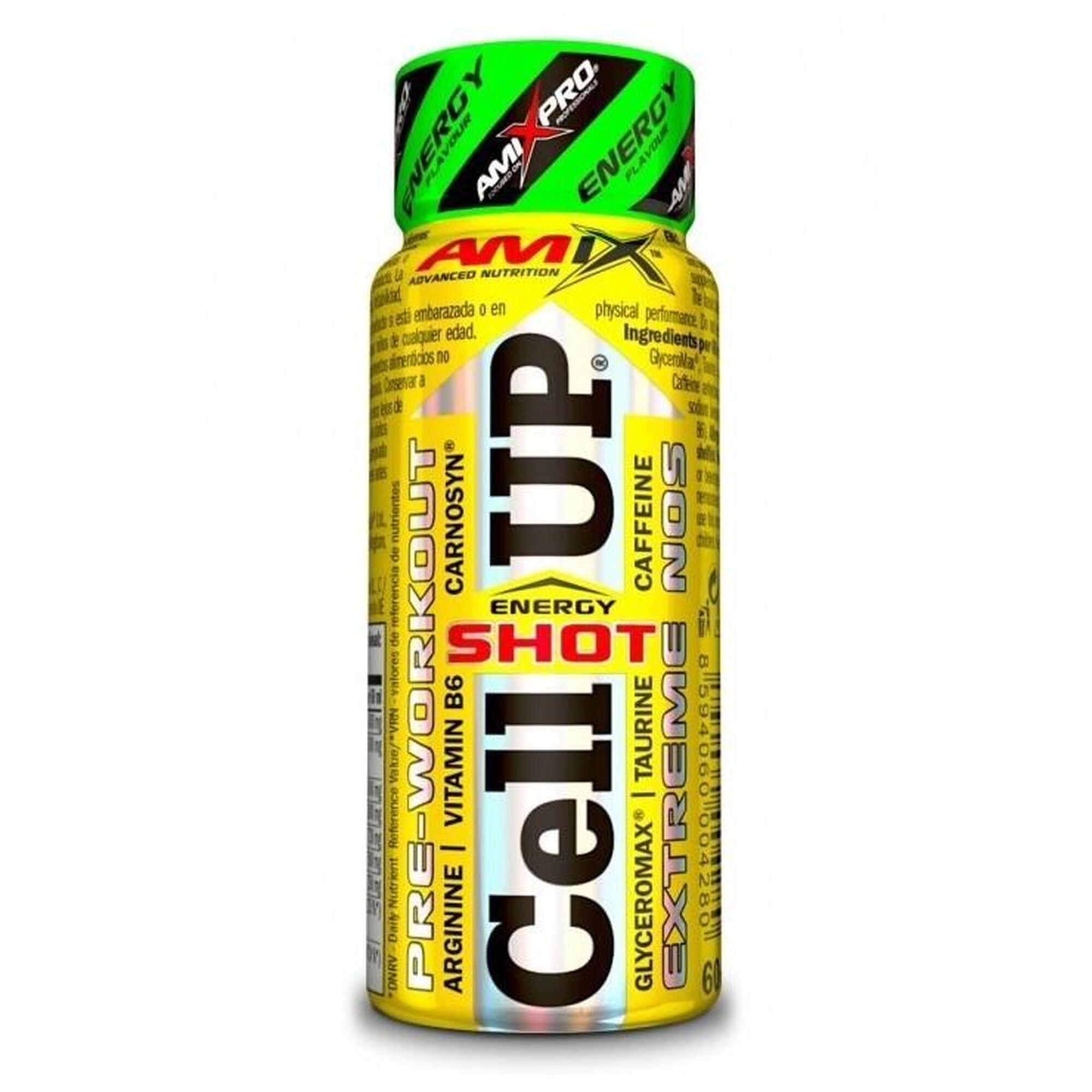 CellUp Pre-workout Energy Shot - 60ml Mangue de AmiXpro® series AMIX ...