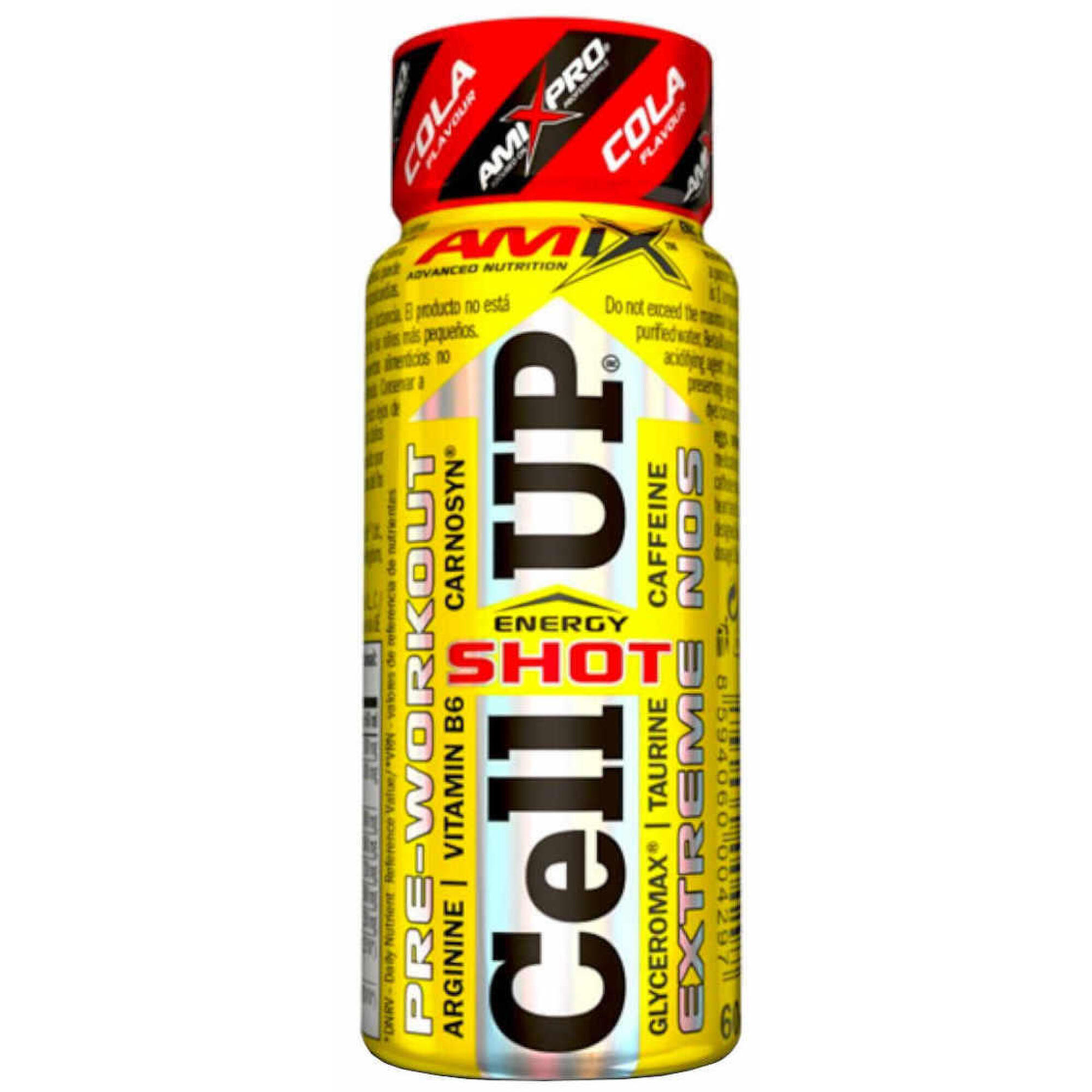 CellUp Pre-workout Energy Shot - 60ml Doubler de AmiXpro® series AMIX ...