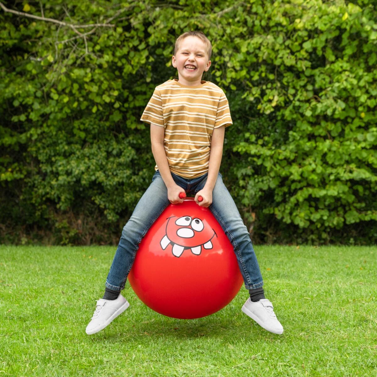 Jump n Bounce Kids Jump N Bounce Hopper 50cm Diameter, Bouncing Ball ...