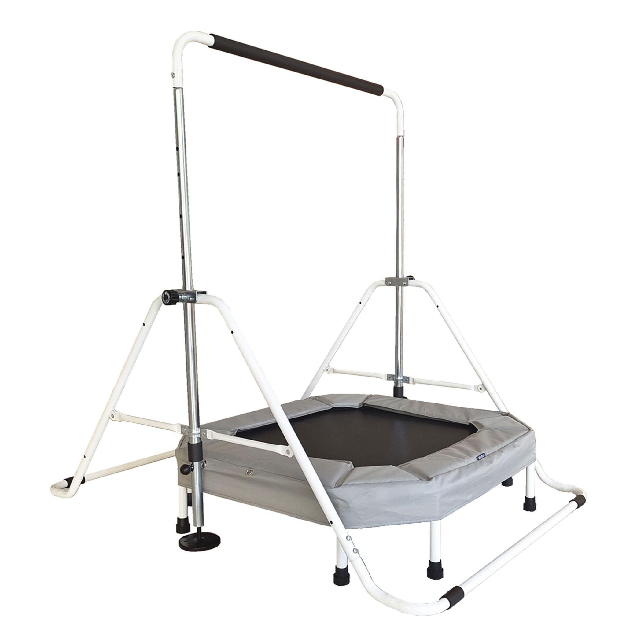 Mini Folding Junior Gymnastics bar with Trampoline CANNONS UK | Decathlon