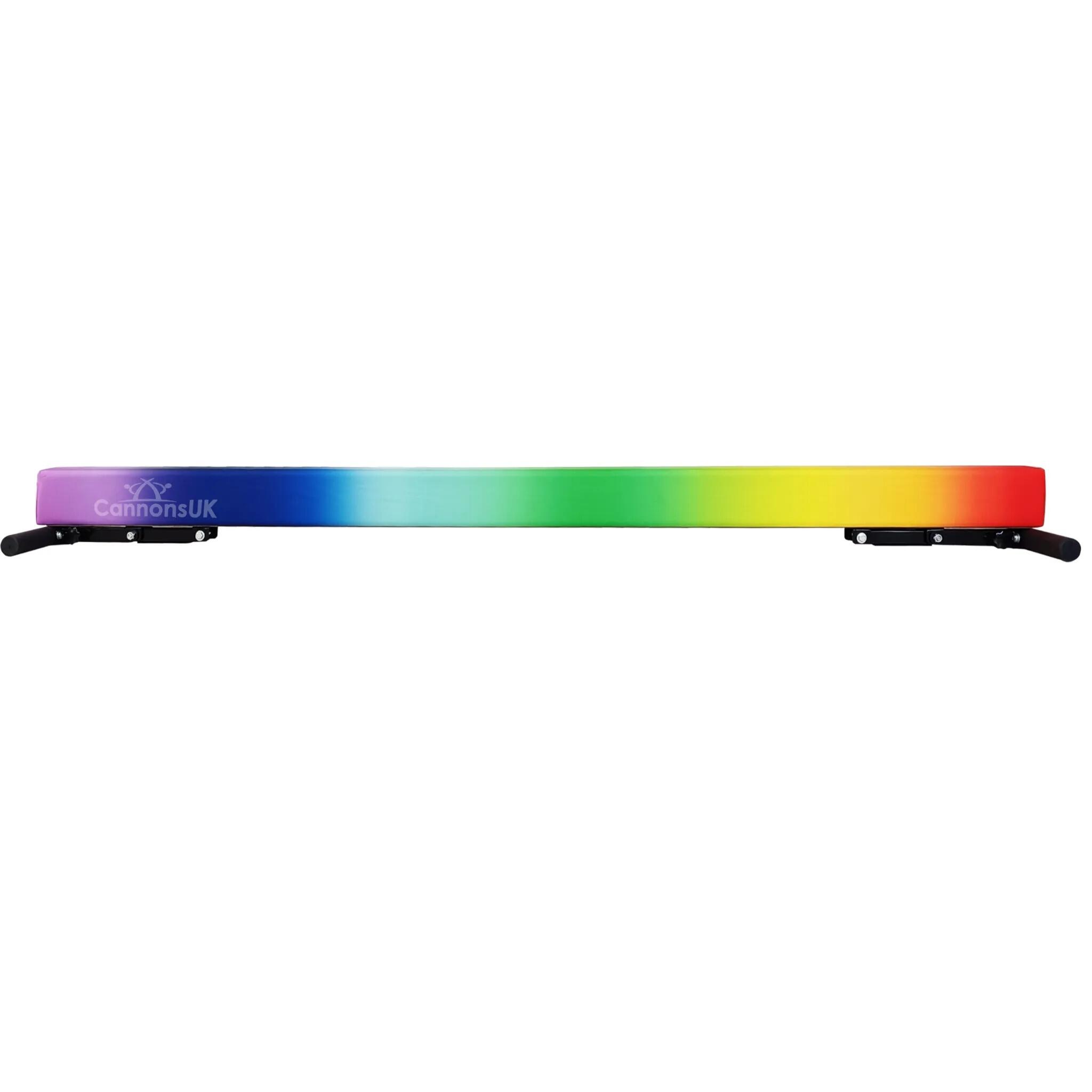 Rainbow Solid 8ft Gymnastics Beam with folding adjustable legs Cannons ...