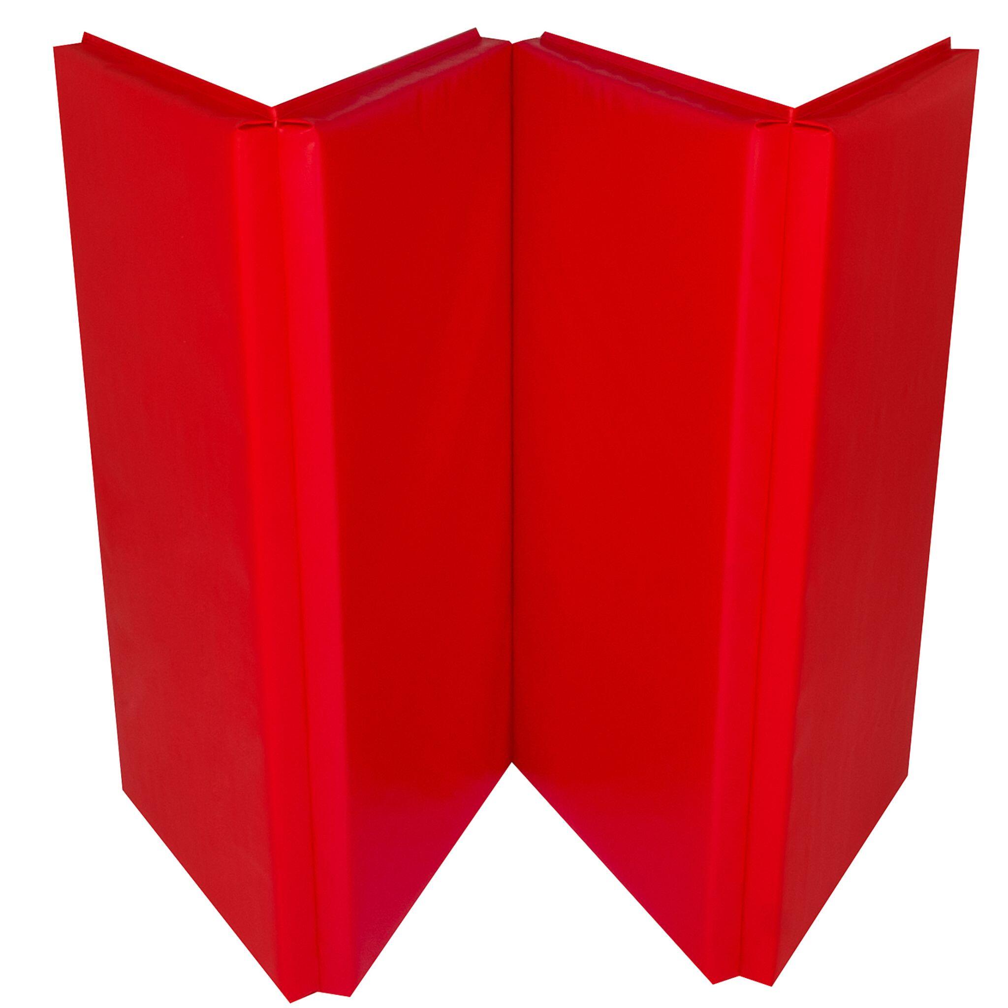 Cannons UK Foldable Double Gymnastics Mat 8ft x 4ft x 50mm | Decathlon