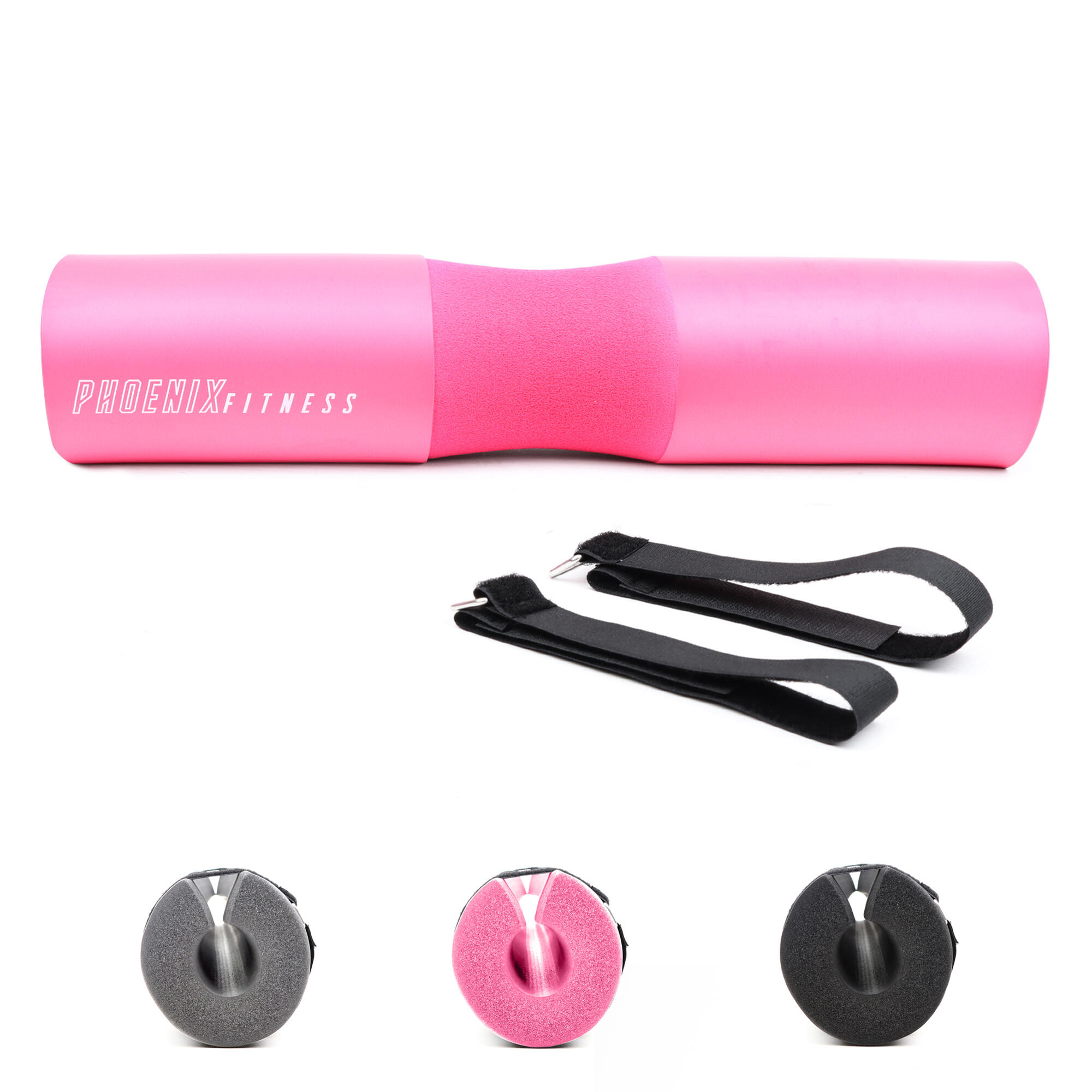Phoenix Fitness Pink Barbell Pad | Decathlon