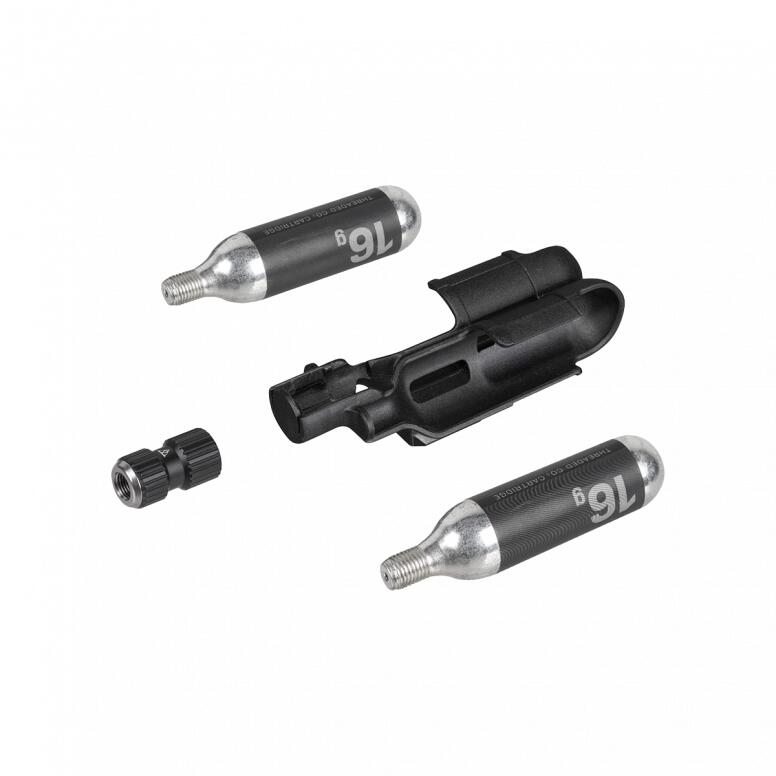 Topeak Nanomaster DF CO2 Pump kit and Saddle mount TOPEAK | Decathlon