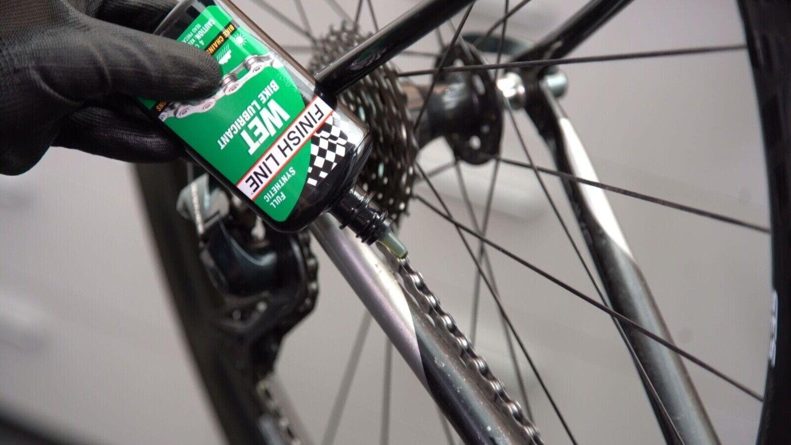 Finish Line Wet Bike Lubricant Chain Oil Drip Bottle 240ml/8oz FINISH LINE | Decathlon