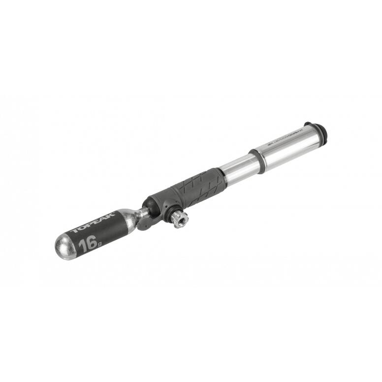 Topeak Hybrid Rocket HP Bike pump with CO2 Black TOPEAK | Decathlon