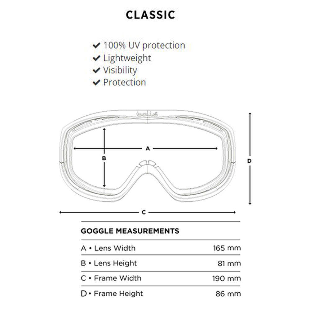 Skibril SIERRA Black & White Shiny - Vermillon Gun Cat 2 | Decathlon