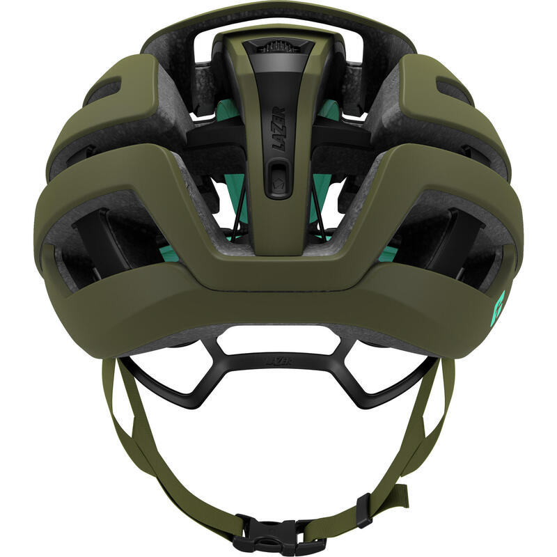 Casco da bici Z1 KinetiCore, verde pino opaco LAZER - Decathlon