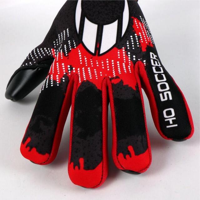 Robust Red Goalkeeper Gloves Size 10 Negative Cut Latex HO SOCCER ...