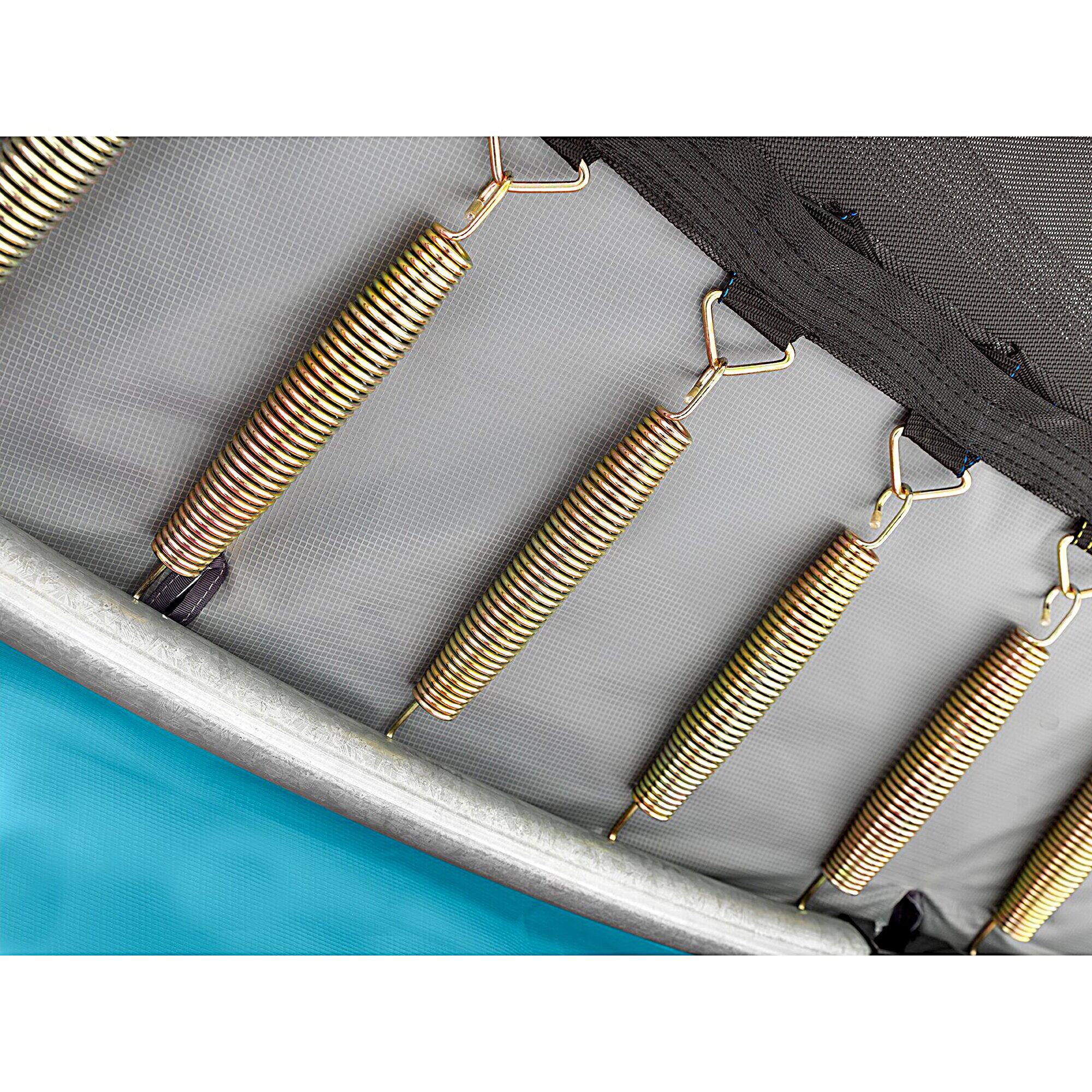 EXIT Elegant Premium Inground-Trampolin ø305cm mit Deluxe Sicherheitsnetz - blau EXIT TOYS ...