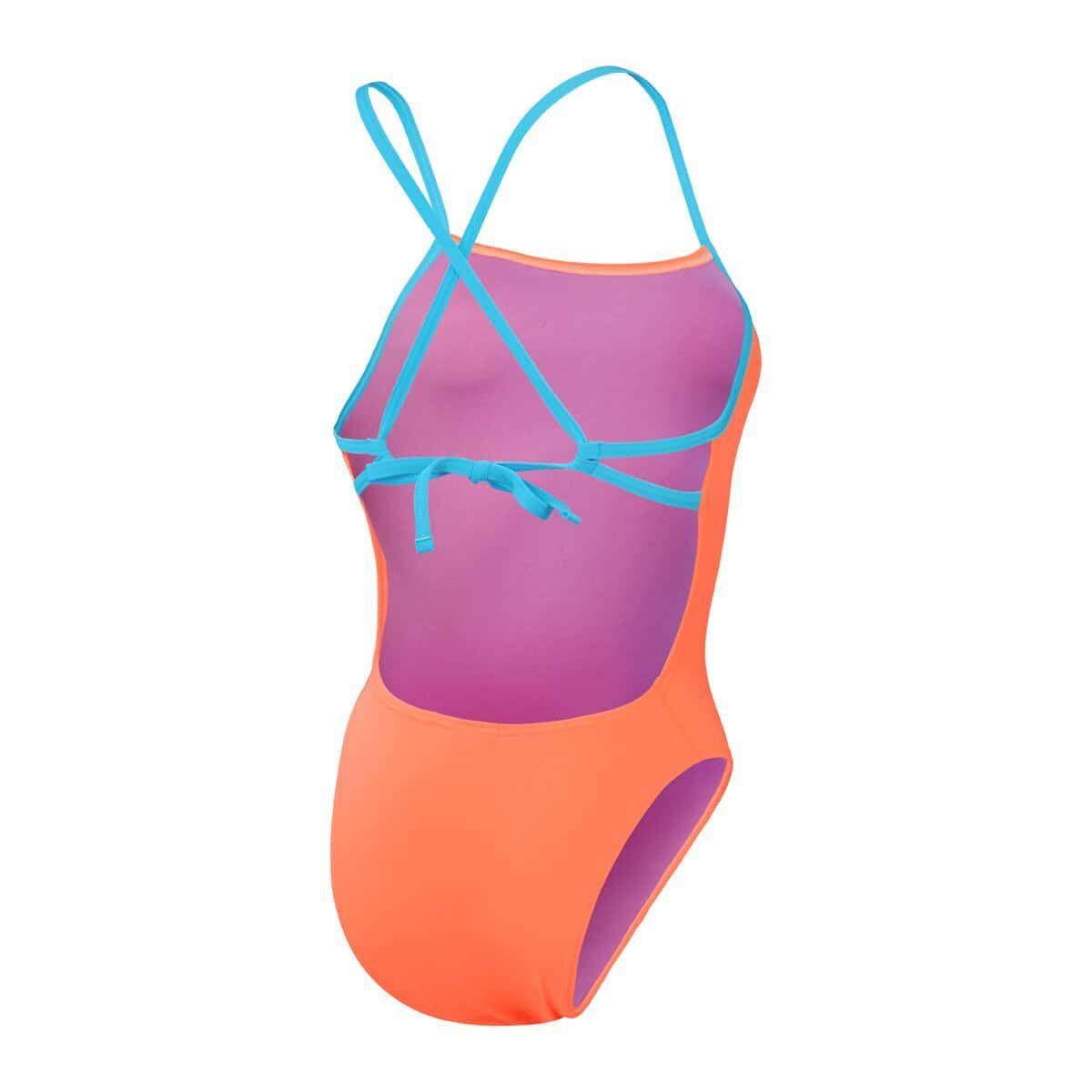 Speedo Womens Solid Tie Back - Siren Red SPEEDO | Decathlon