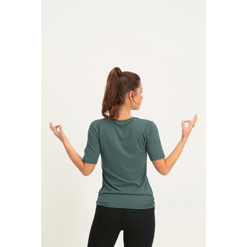 Kami Yoga Tee avec ceinture de hanche - Forêt URBAN GODDESS | Decathlon