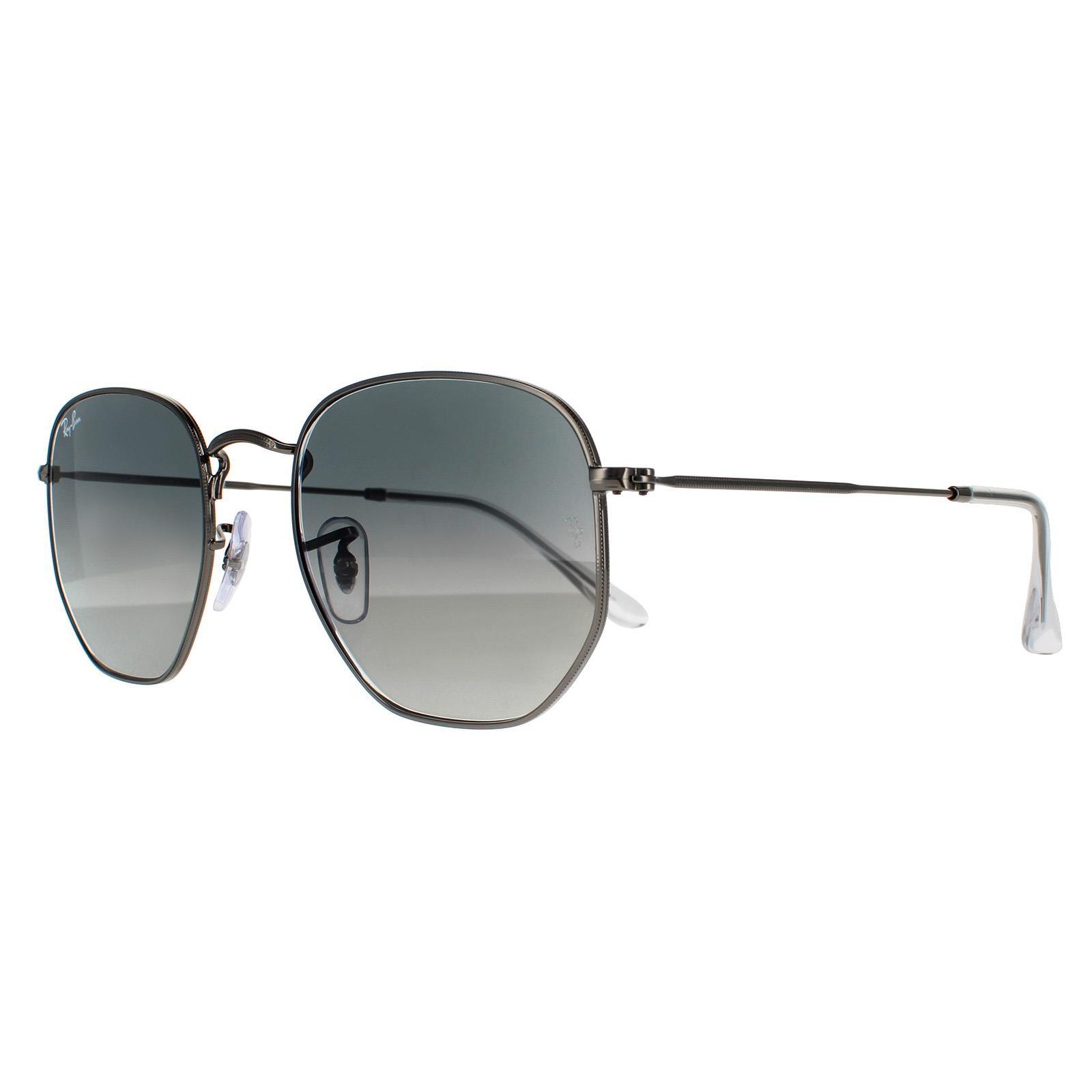 Ray-Ban Square Unisex Gunmetal Dark Grey Gradient Sunglasses RAY-BAN ...