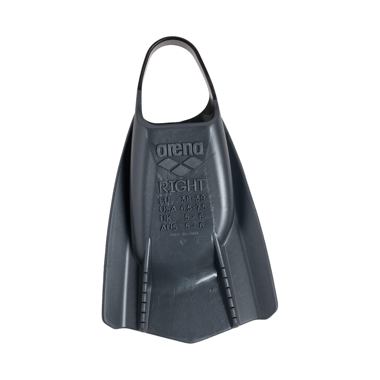 Arena Powerfin Pro II Competitive Training Fins - Black/Grey ARENA ...