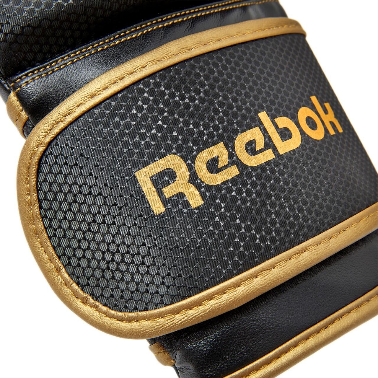Reebok Boxing Gloves - Black and Gold REEBOK | Decathlon