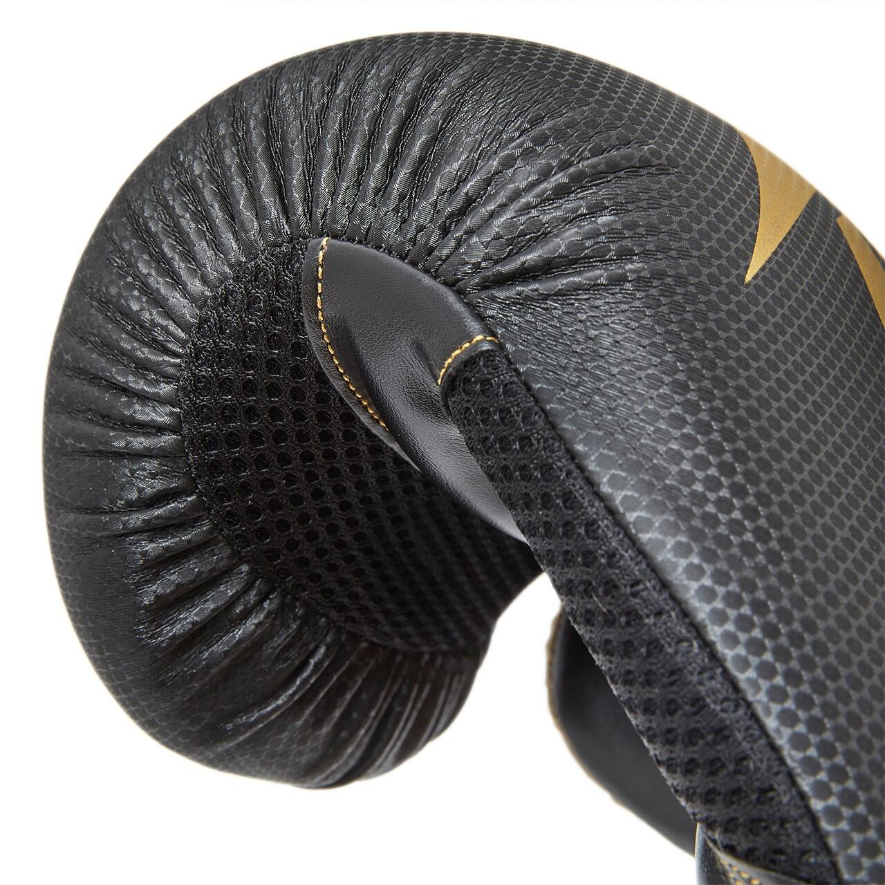 Reebok Boxing Gloves - Black and Gold REEBOK | Decathlon