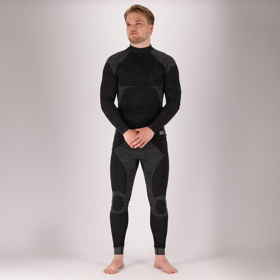 HEAT KEEPER Heatkeeper - Thermobroek heren - Zwart - 4-Stuks | Decathlon