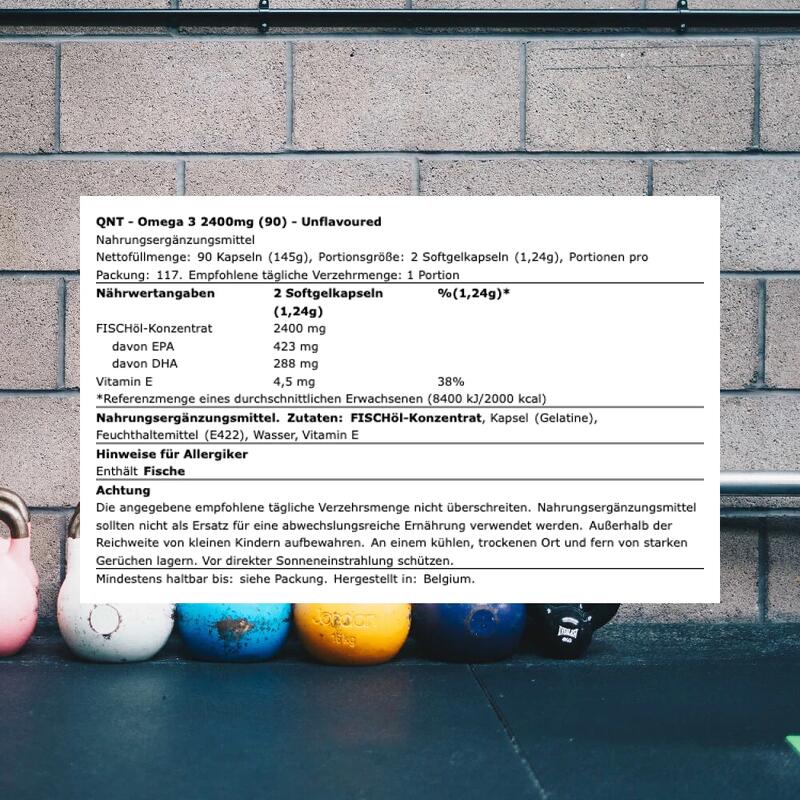 OMEGA 3 3000 mg - Capsules molles - 90 capsules QNT | Decathlon