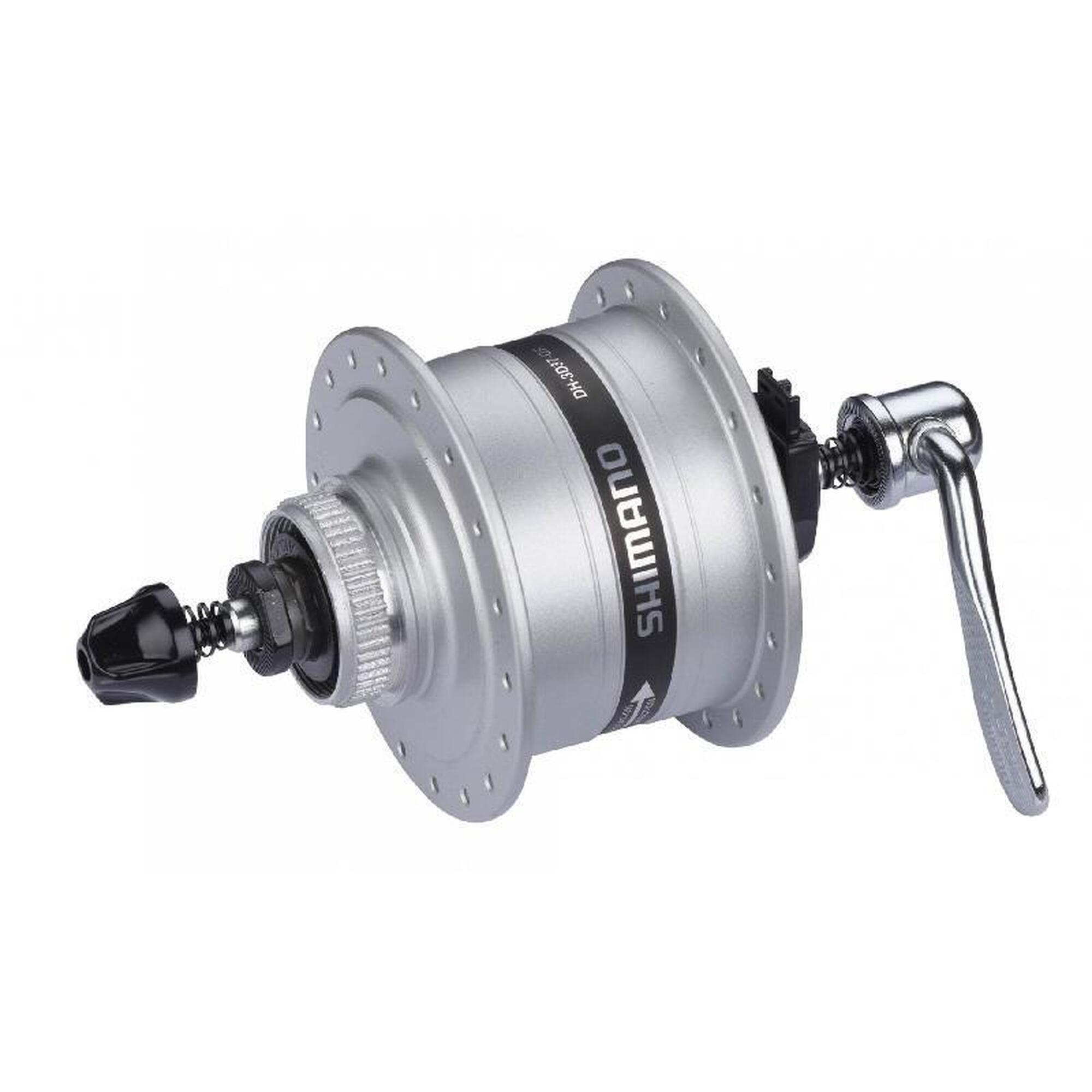 Dynamo de moyeu Shimano 32g pour freins à disque 6V 3W SHIMANO | Decathlon