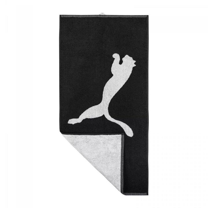Serviette 70x140cm Puma Team Towel Large noir et blanc PUMA - Decathlon