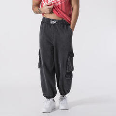 EVERLAST BROEK CARGO TRAINING EN BOKSEN BLACK KATOEN | Decathlon