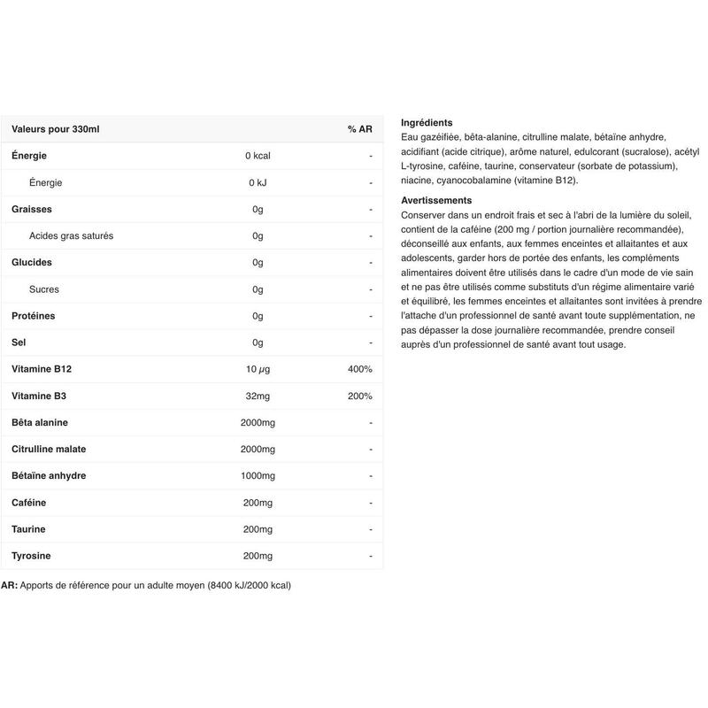 Boissons énergisantes - ABE Energy Cans - Pomme et Fleur de Sureau Pack ...