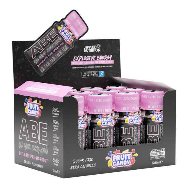Pre-workout en shot - ABE Pre-Workout Shot - Energie APPLIED NUTRITION ...