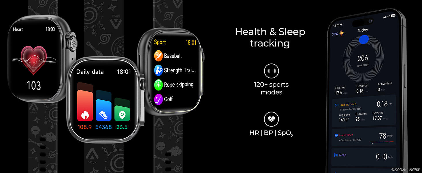 Abyx Fit Touch 5 Naruto Edition – Modelo exclusivo de smartwatch ...