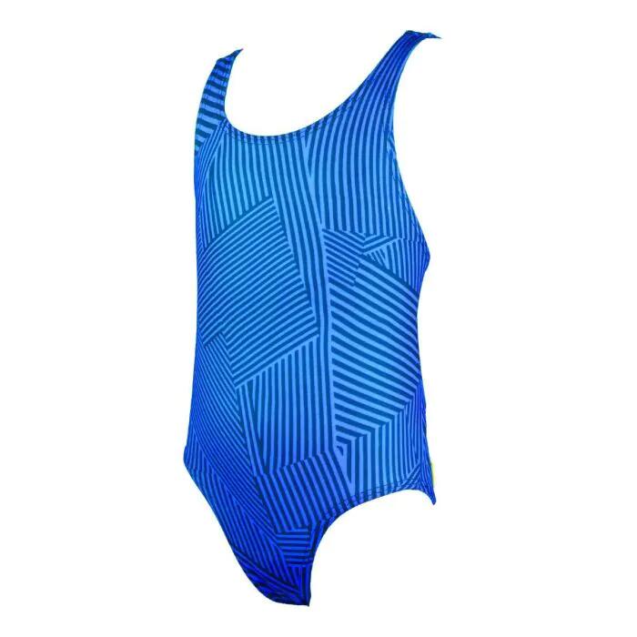 Finis Girl's Maze Bladeback Swimsuit - Blue FINIS | Decathlon