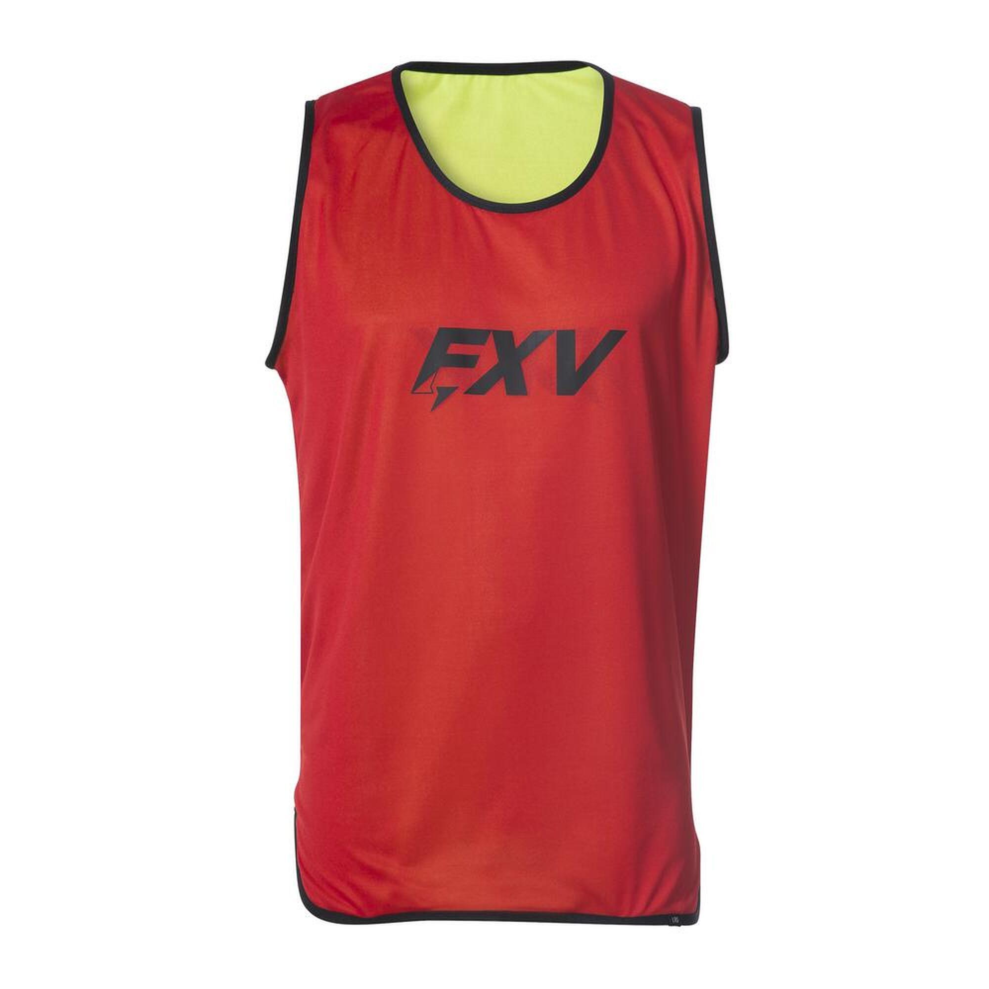 Chasuble de rugby REVERSIBLE jaune-rouge Force XV FORCE XV | Decathlon