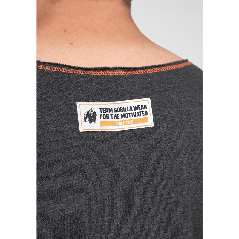 Wallace Top do ćwiczeń - Szary/Pomarańczowy - 2XL/3XL GORILLA WEAR ...