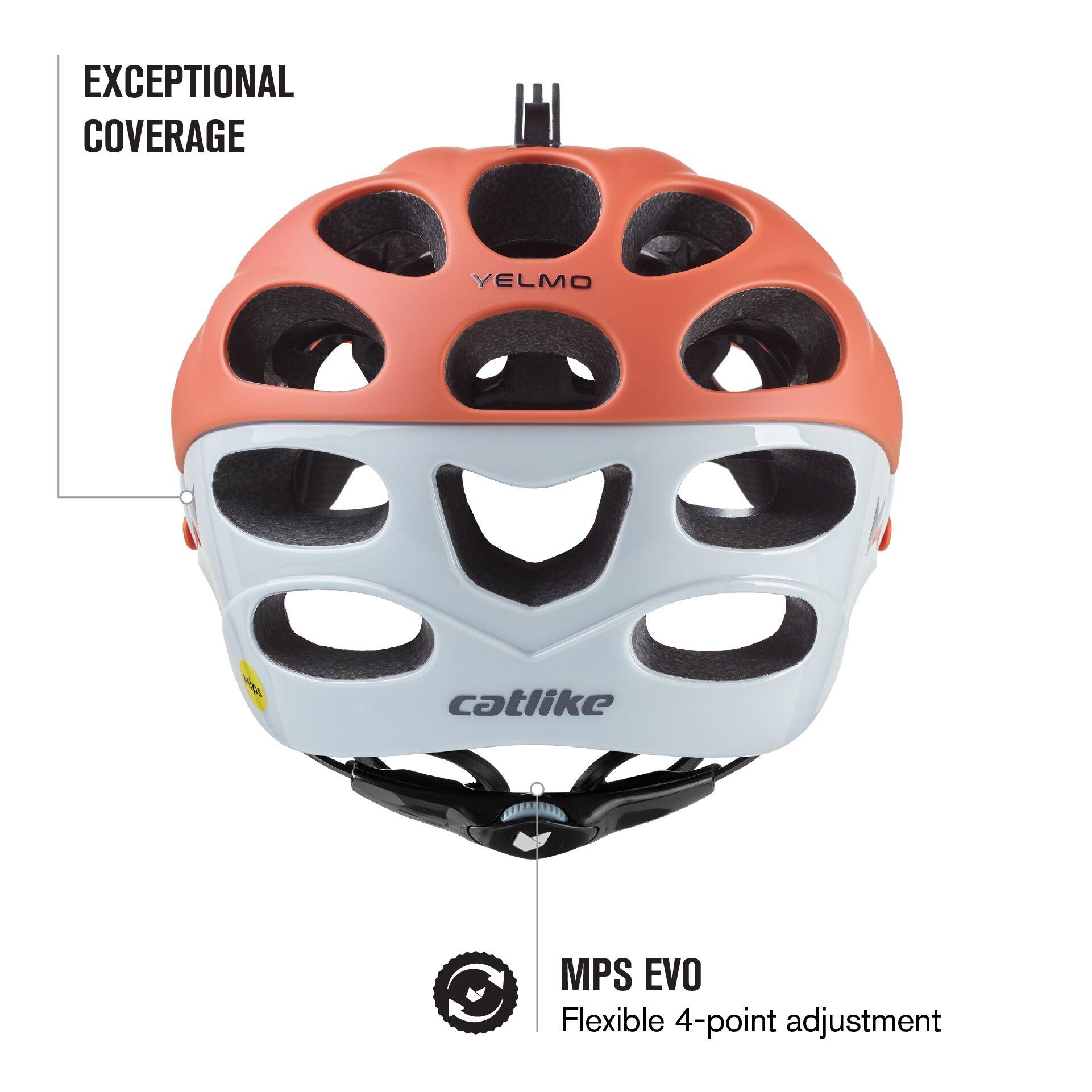 Buzaglo Catlike MTB Helm Yelmo MIPS Maat L 60-61 cm Goud Wit CATLIKE | Decathlon