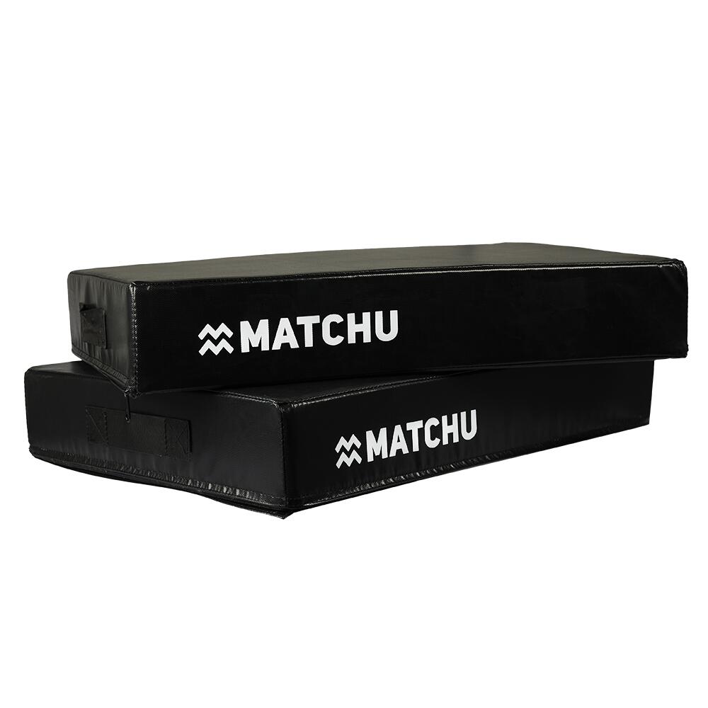 Fitness Drop Pads - 2er Set - 75 x 57 x 15cm - Schwarz MATCHU SPORTS ...