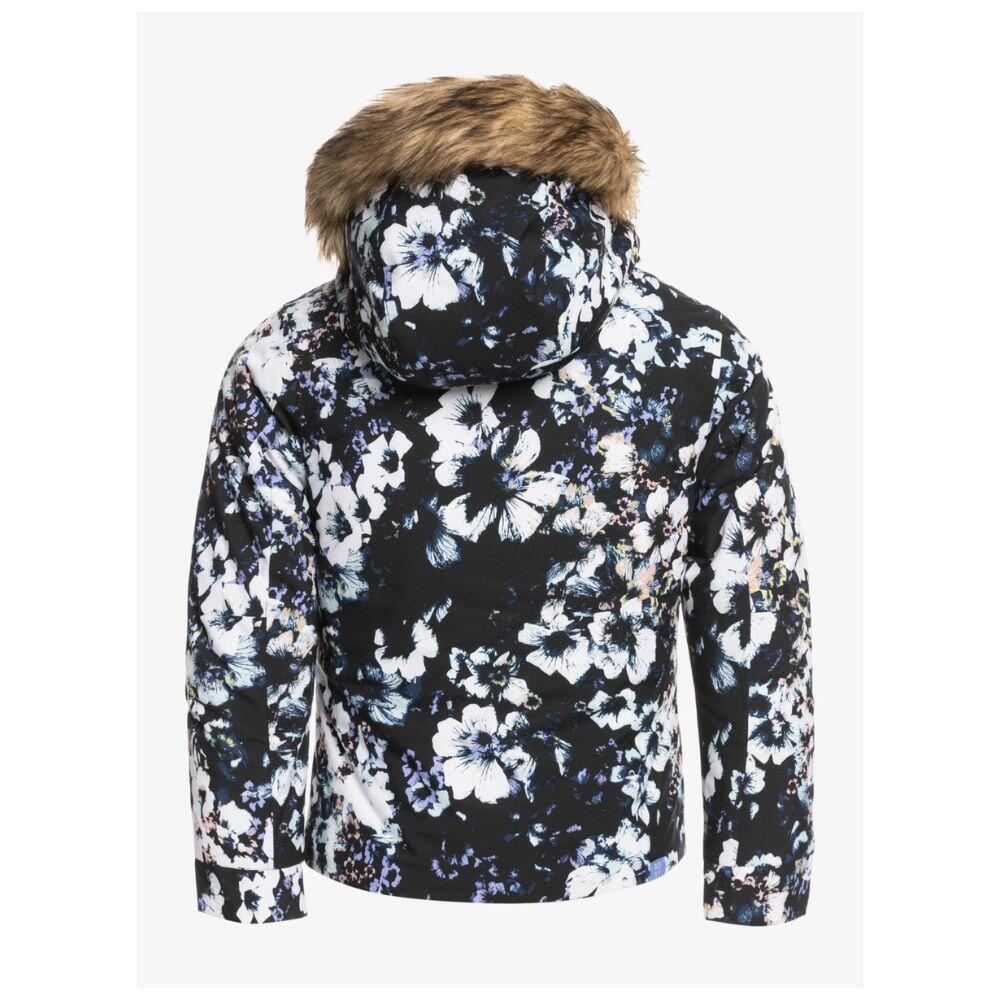 Roxy Jet Ski Girls Ski Jacket - Black Flowers ROXY | Decathlon