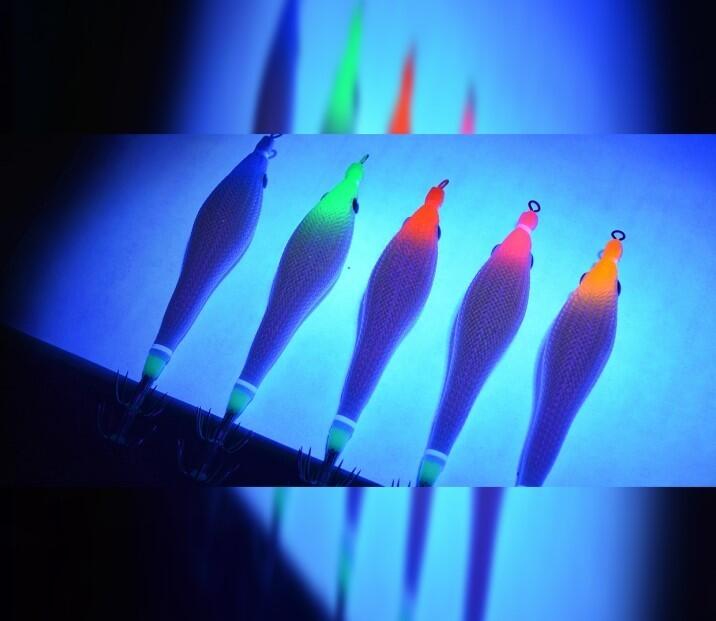 Squid Eging DTD RED DEVIL|COLOR PINK HEAD|EGI 2.0|BODY LUMINOUS DTD ...