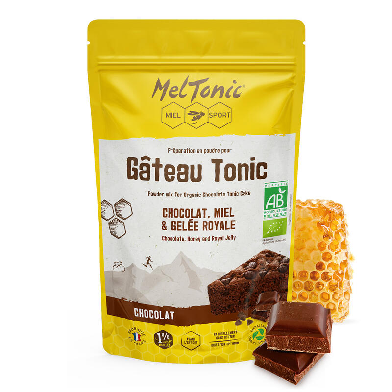 GATEAU ENERGETIQUE BIO - CHOCOLAT MIEL GELEE ROYALE MELTONIC - Decathlon
