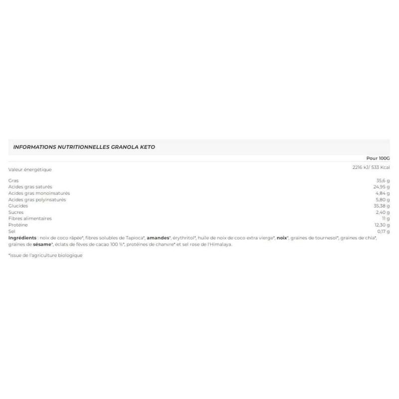 Céréales & Granolas | Granola Keto (275g) LA NEWYORKINA | Decathlon