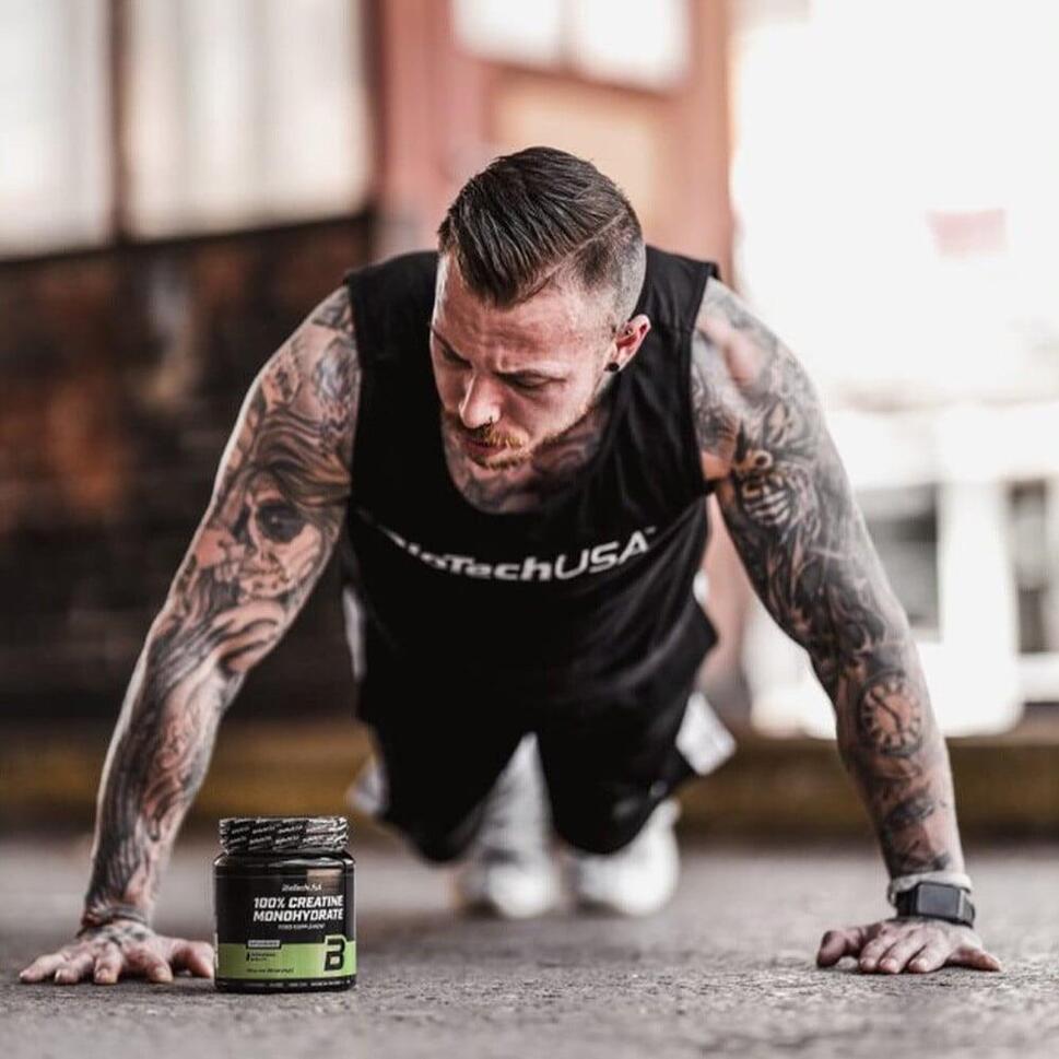 Créatine - 100% Creatine Monohydrate - Saveur neutre 300g BIOTECHUSA ...