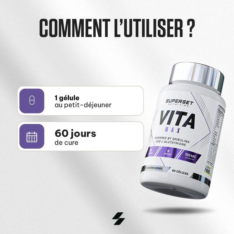 Multivitamines | Vita Max (60 Caps) SUPERSET NUTRITION | Decathlon